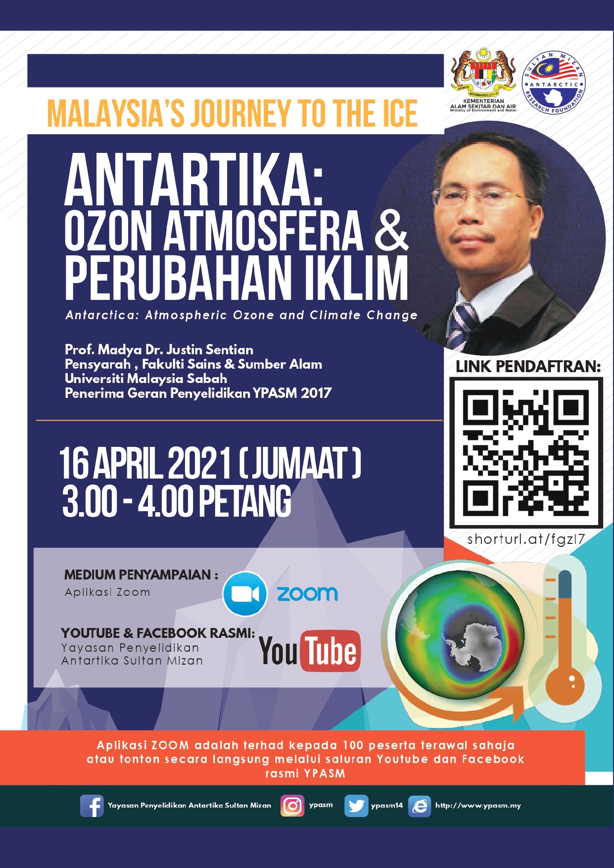 Webinar Session – Yayasan Penyelidikan Antartika Sultan Mizan – YPASM