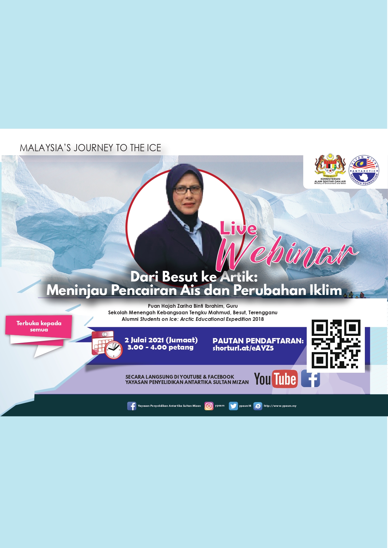 Webinar Session – Yayasan Penyelidikan Antartika Sultan Mizan – YPASM
